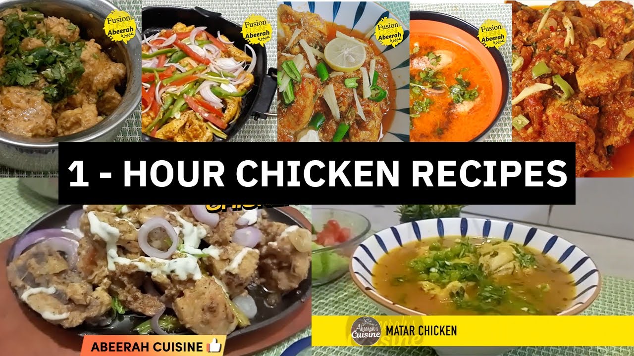 1-Hour best easy chicken recipes - Abeerah cuisine - YouTube