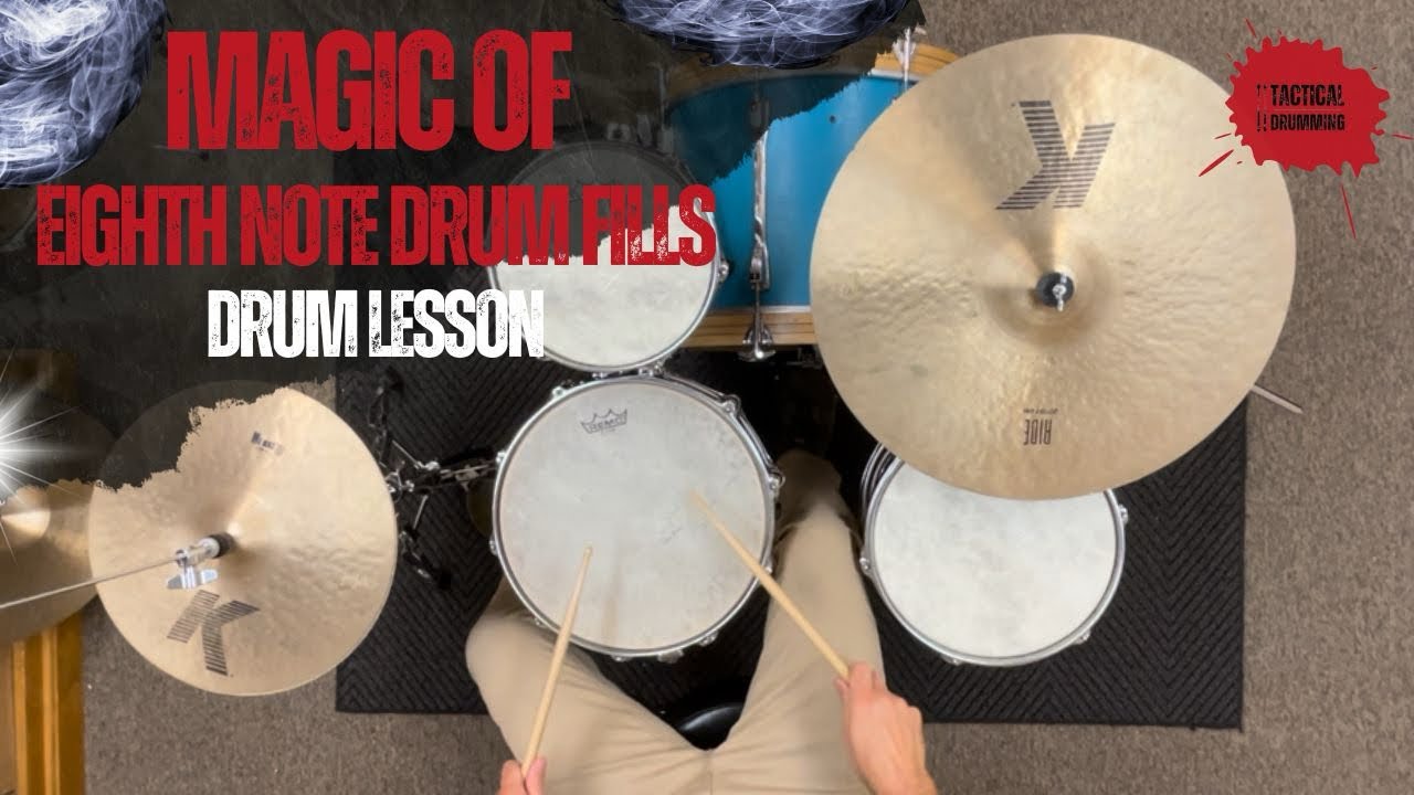 Magic of Eighth Note Drum Fills: Drum Lesson - YouTube