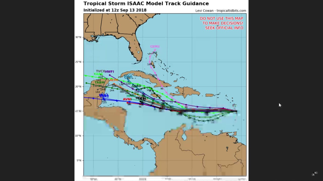 [Español] Informe de la Tormenta Tropical Isaac e Invest 95L ...