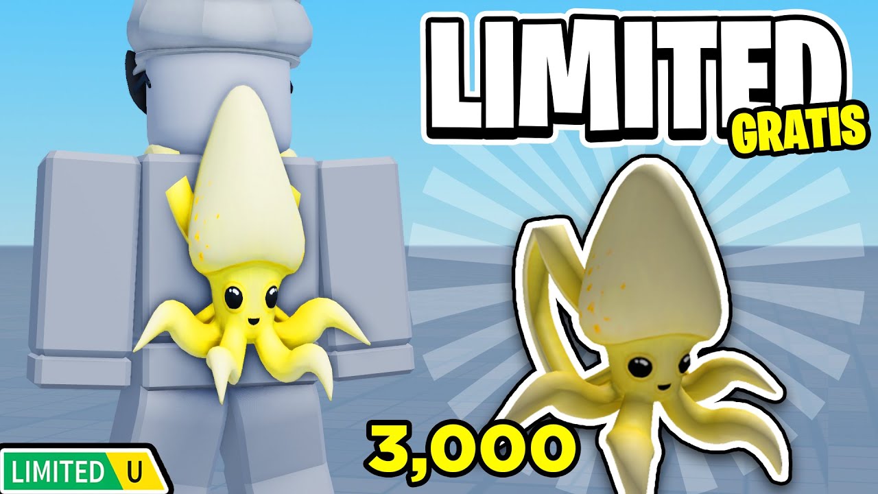 NUEVA MOCHILA DE CALAMAR EN ROBLOX!? (LIMITED EN JUEGO) - YouTube