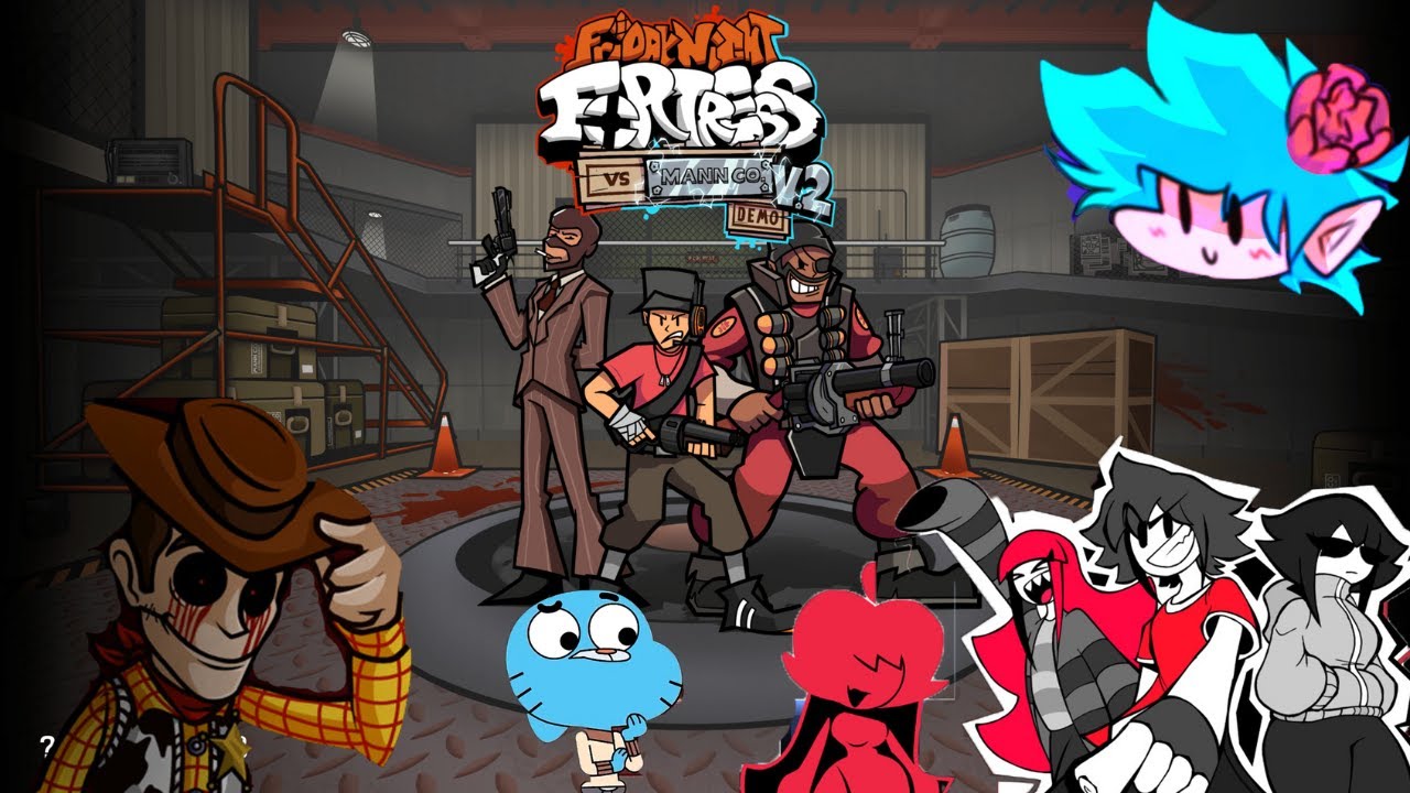 FNF Stream:Toy's Madness,Vs Mann Co V2,PRINTED PALS,Amazing Funk of ...