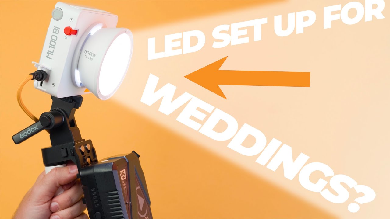 Run & Gun LED Set Up for Weddings - YouTube