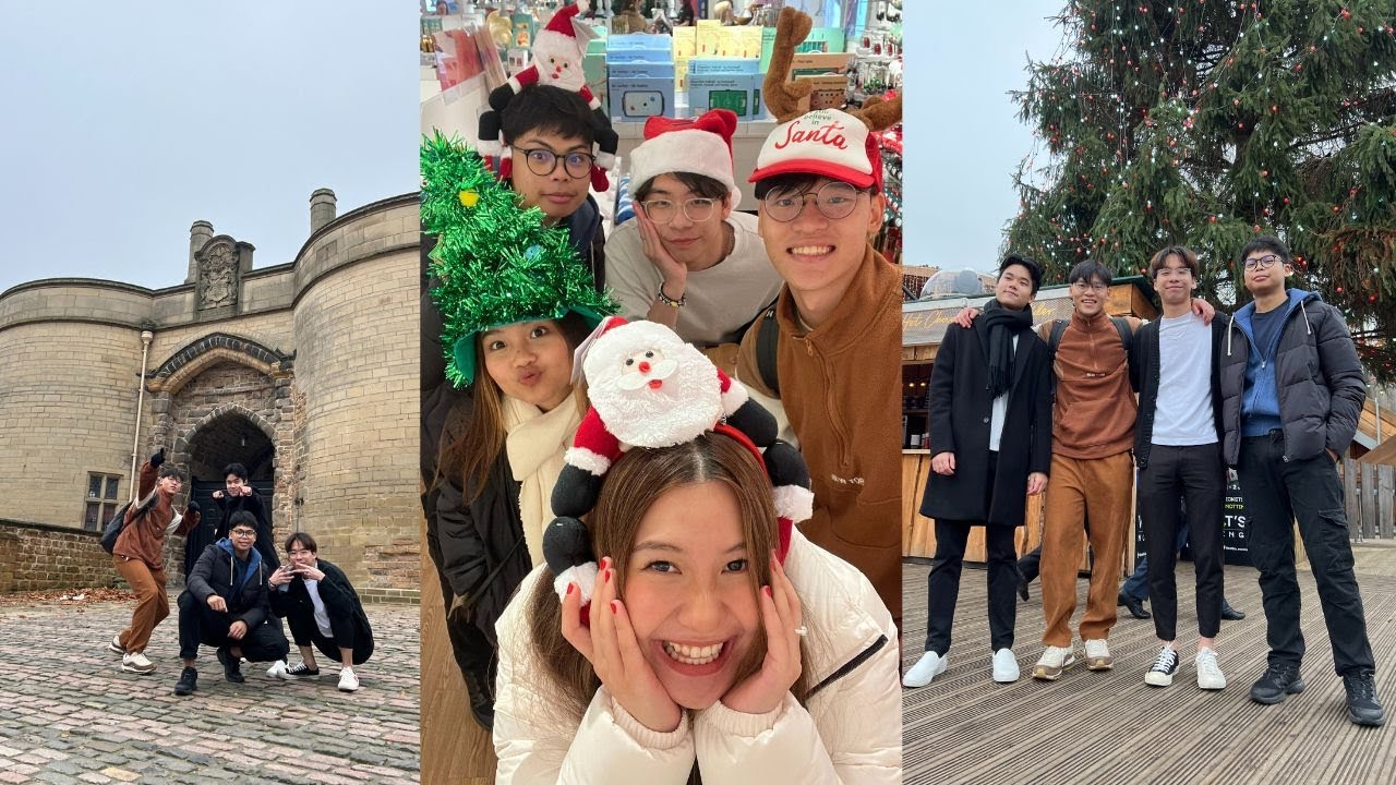 A DAY TRIP TO NOTTINGHAM | Nottingham Castle | Christmas Market | Ice ...