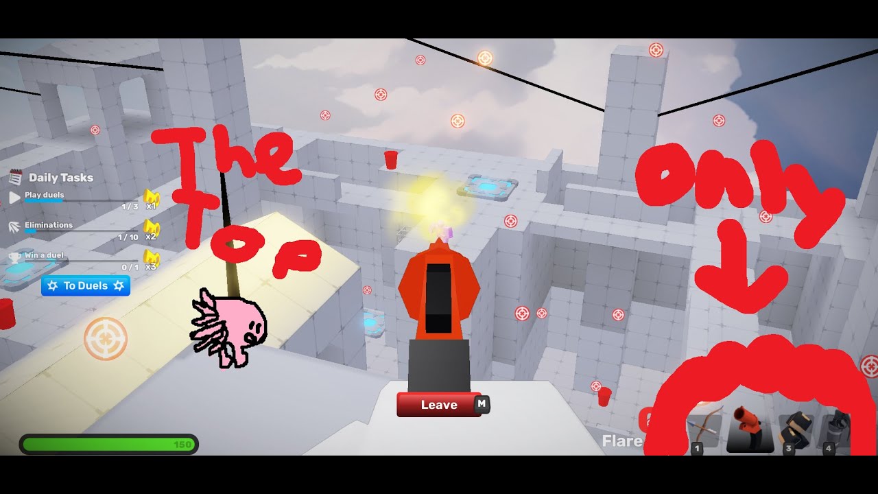 Can you get to the top of the rivals (Roblox) shooting range with the ...