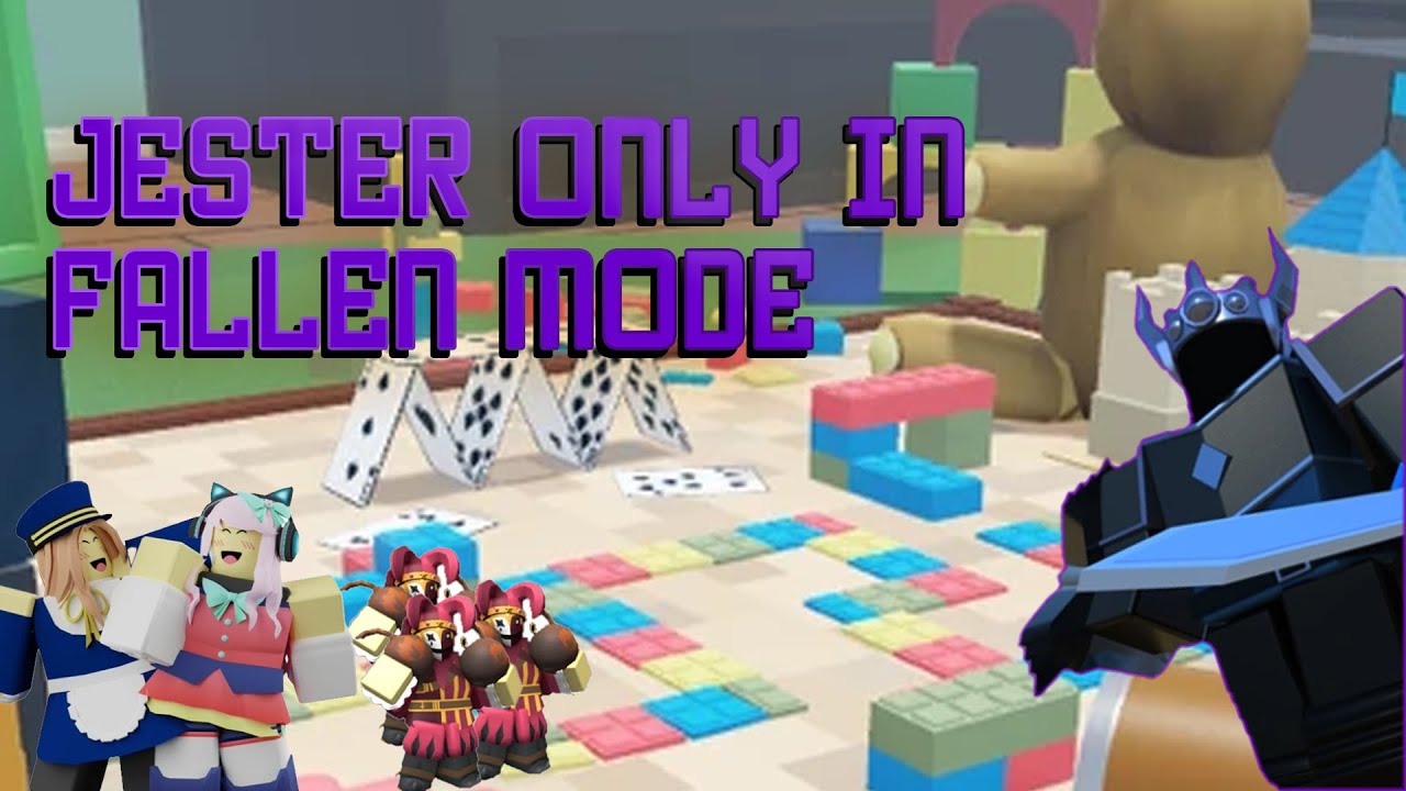 Jester only in Fallen mode (with farm, DJ, commander, Medic) || Tower ...
