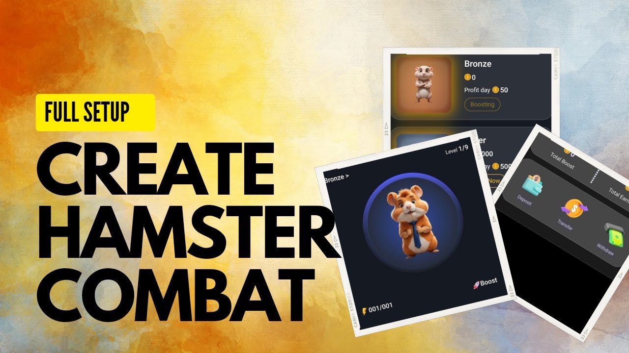 How to create Hamster Kombat Website With Telegram Bot | How To Create ...