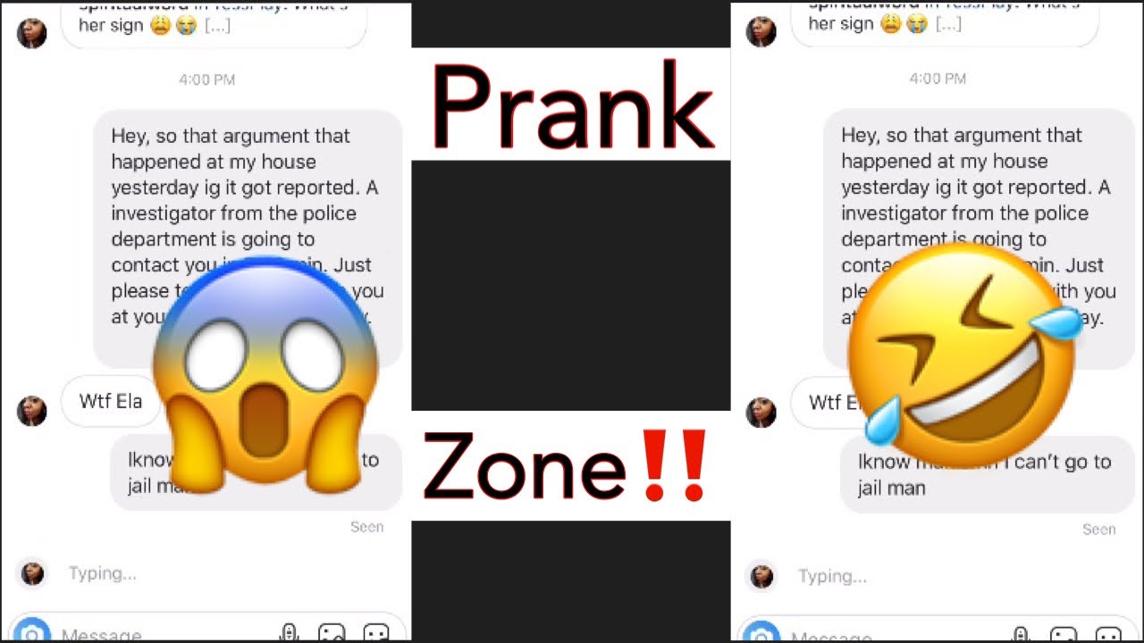 TEXTING PRANK ON MY AUNT| IM GOING TO JAIL - YouTube