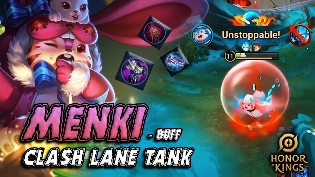 Honor of Kings II EPIC COMEBACK BUFFED MENKI CLASH LANE GAMEPLAY - YouTube