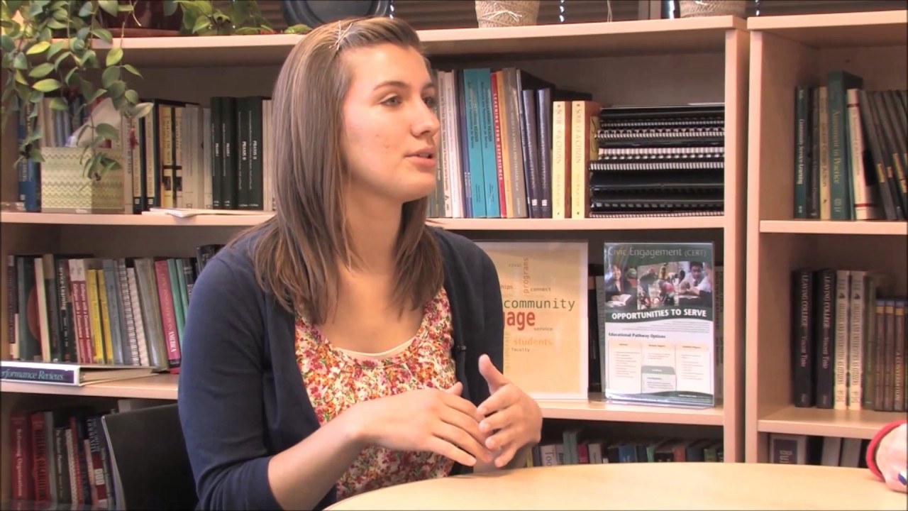 Rachel Wintz-Civic Engagement Certificate - YouTube