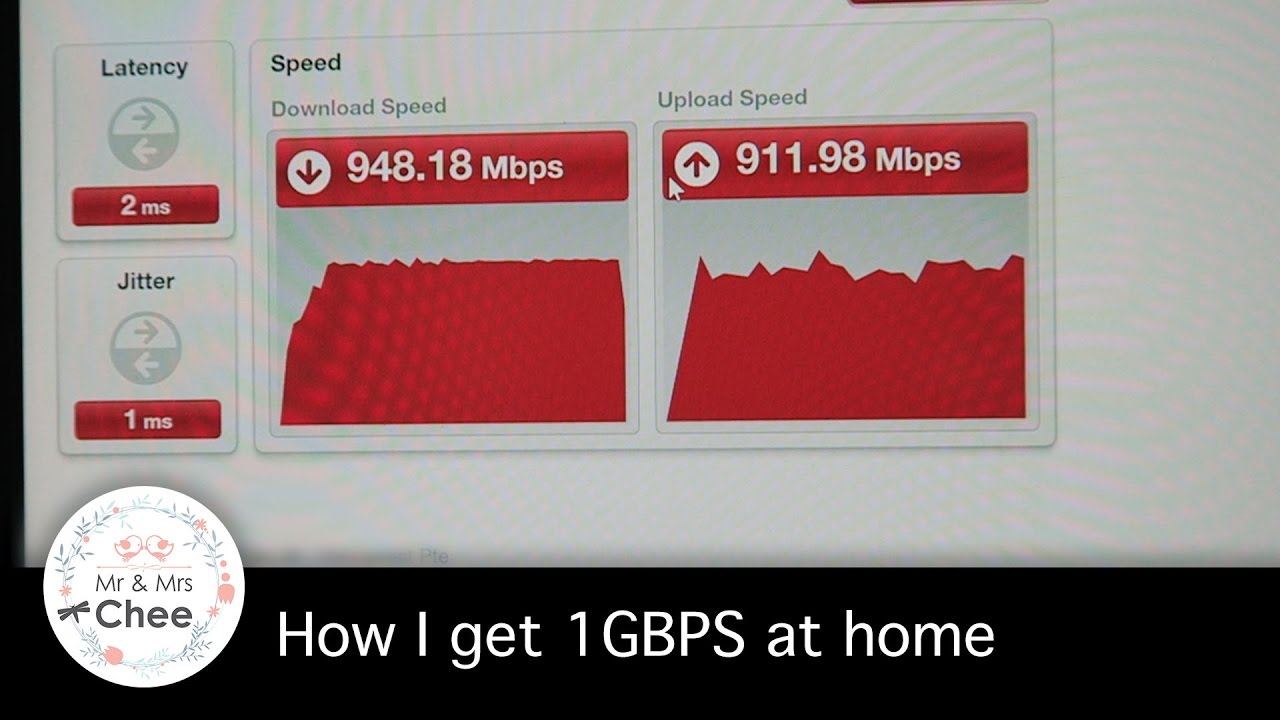 How I get 1GBPS at home - YouTube