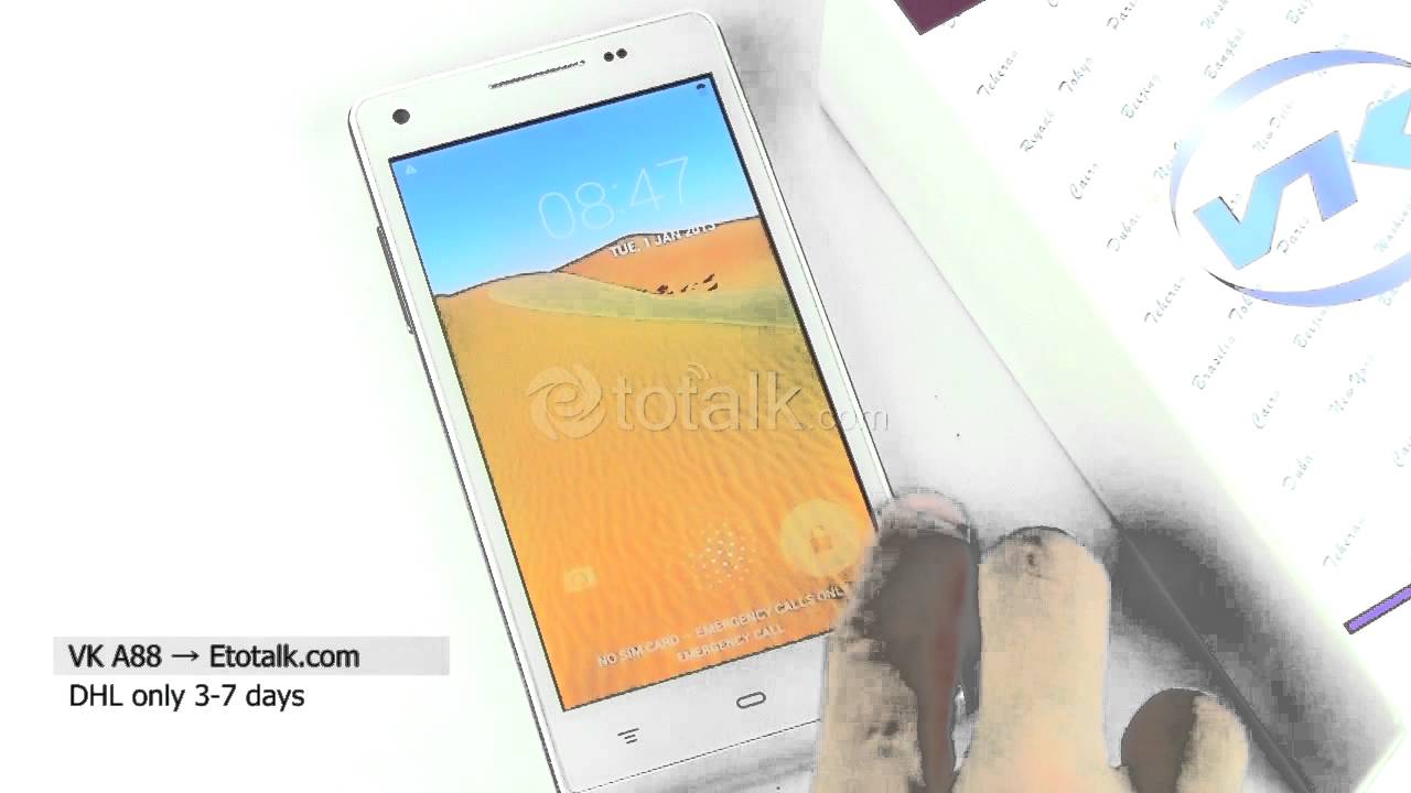 VK A88 Android Smartphone - YouTube