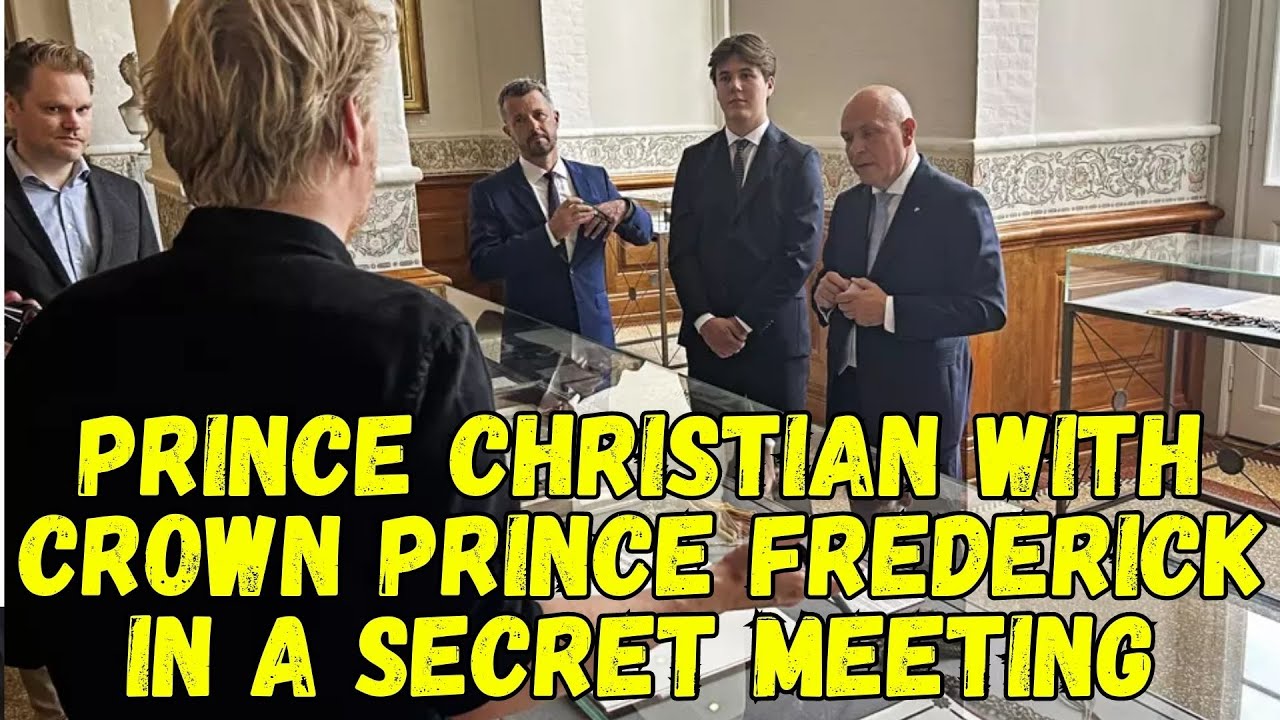Prince Christian with Crown Prince Frederick in a secret meeting - YouTube