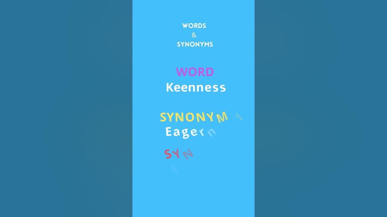 English Words And Synonyms Starting With The Letter K Part 1 English Synonyms Vocabulary