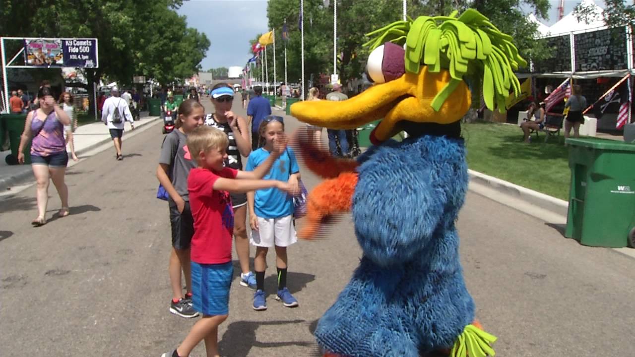 North Dakota State Fair: Fritter Character - YouTube