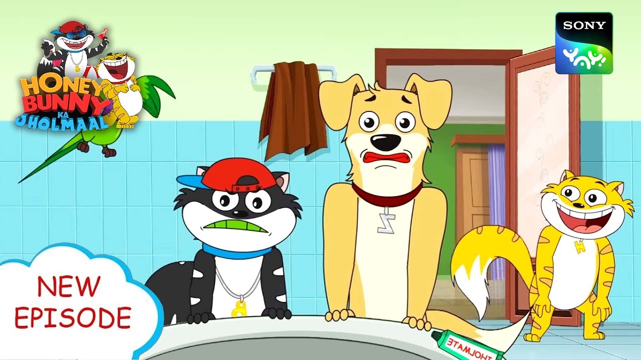 रंगीन दांत | Hunny Bunny Jholmaal Cartoons for kids Hindi | बच्चो की ...