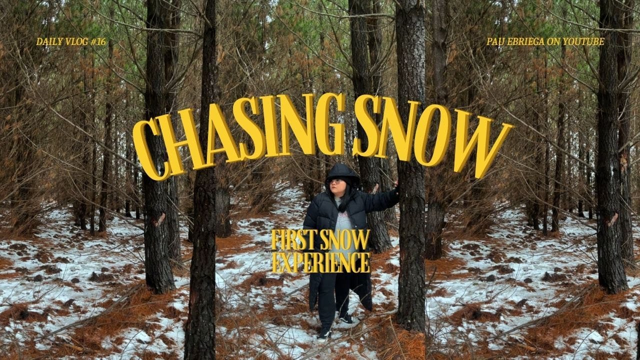 Daily Vlog #16: CHASING SNOW | FIRST SNOW EXPERIENCE - YouTube