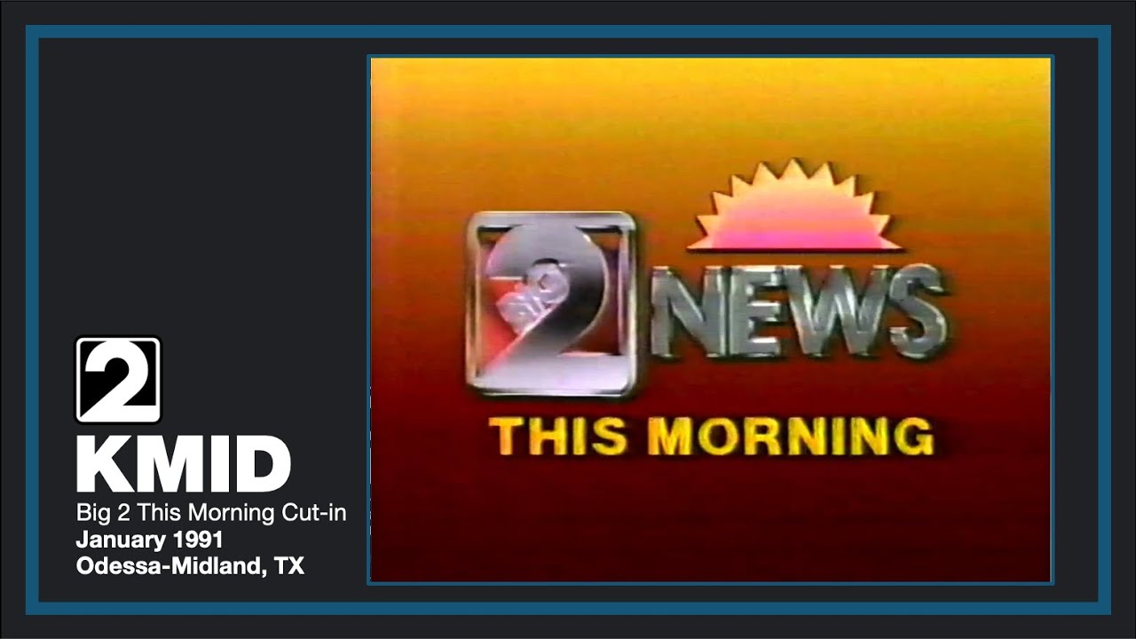 KMID: Big 2 News This Morning Cut-In (October 20, 1993) - YouTube