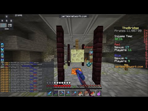 Minecraft:The Bridge Jartex Network. Episode 2 : A Close One! - YouTube
