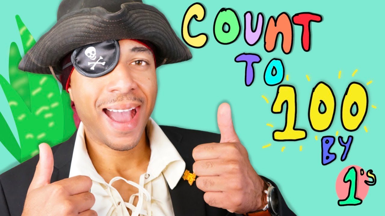 Count To 100 With Pirate G | Count to 100 By 1's | Educational Video ...