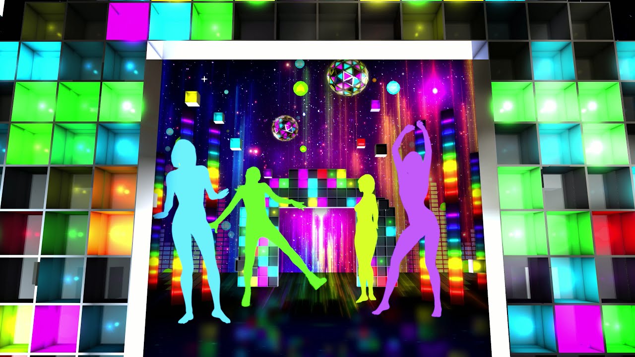 4K Screensaver | Disco Dancing Gate – Psychedelic VJ Loop (No Sound ...