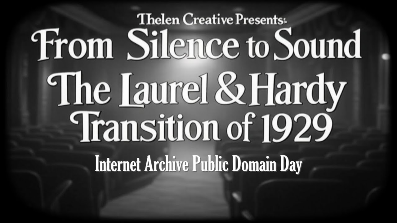 From Silence to Sound 🎥 The Laurel & Hardy Transition of 1929 # ...