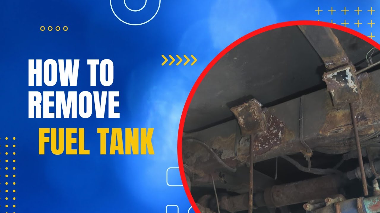 REMOVING A FUEL TANK FROM A 1998 DENNIS DART - YouTube
