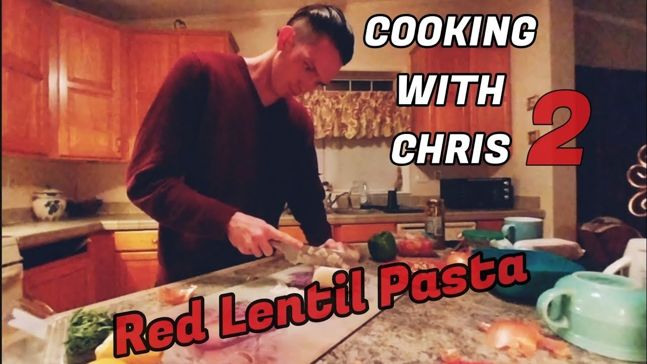 COOKING with CHRIS 2: Red Lentil Pasta - YouTube