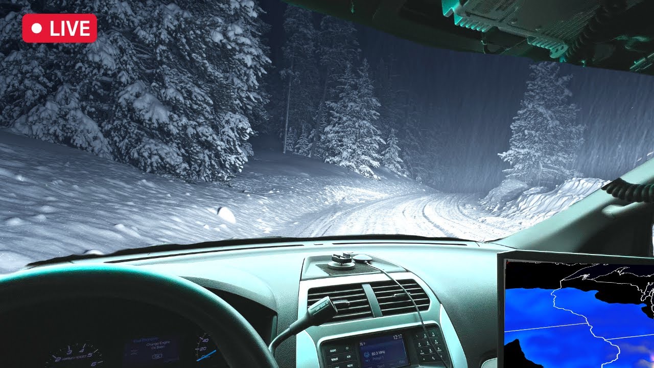 🔴Live WINTER STORM CHASING: Tracking SNOW across Iowa and Wisconsin ...