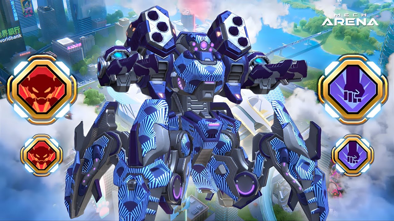 Scorpius with Arc Torrent 12 - Mech Arena - YouTube