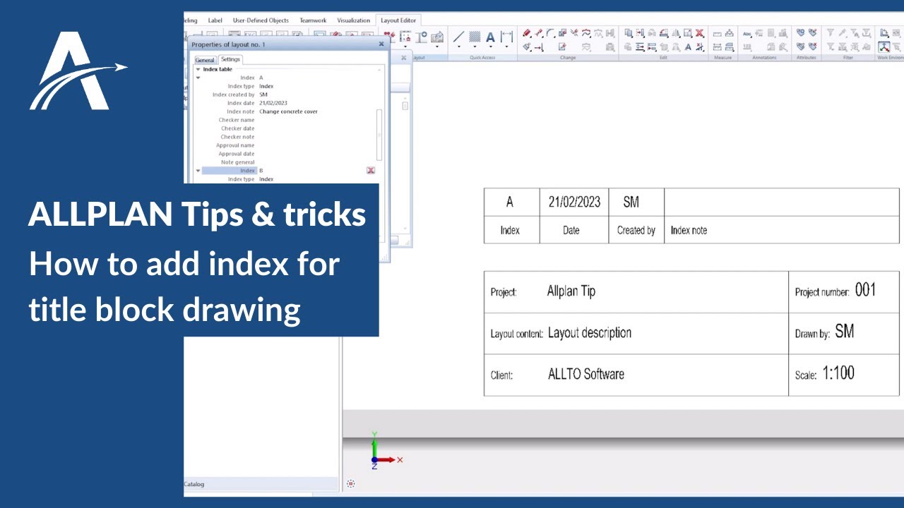 ALLPLAN Tips Tricks How To Add Index For Title Block Drawing YouTube allplan-tips-tricks-how-to-add-index-for-title-block-drawing-youtube