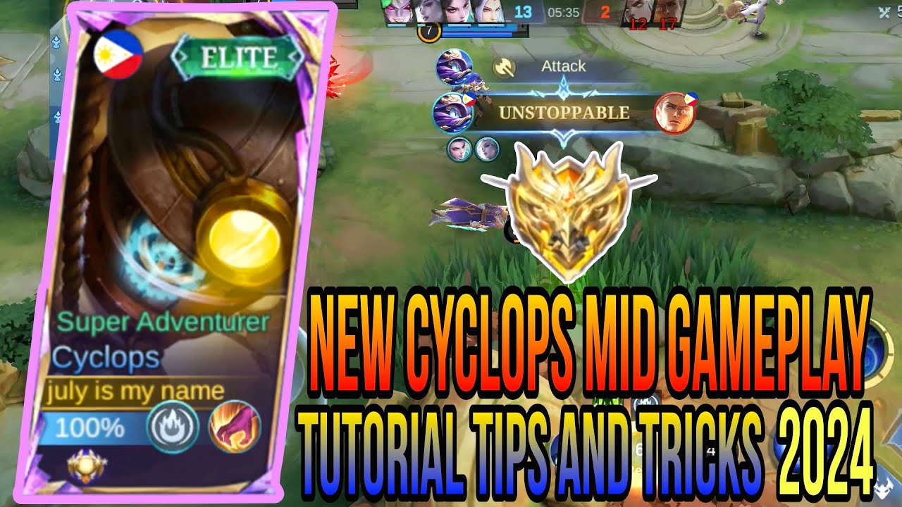 NEW CYCLOPS MID GAMEPLAY TUTORIAL TIPS AND TRICKS 2024 🔥 MUST WATCH ...