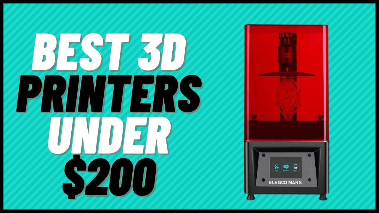 The 5 Top 3D Printers Under $200 in 2024 [Cheap 3D Printer] - YouTube