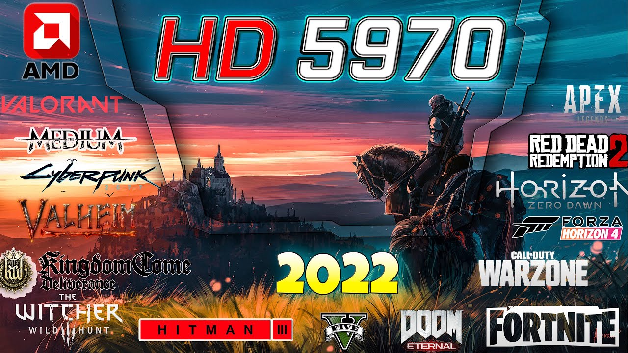 AMD RADEON HD 5970 in 25 GAMES (2022-2023) - YouTube