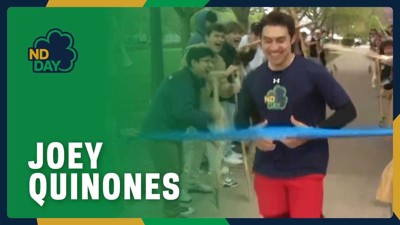 Triumphant Finish: Joey Quinones ’18 Completes 18-Hour Notre Dame Day ...