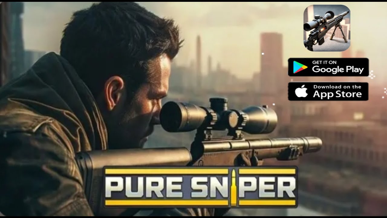 Sniper Head shots||Pure-Sniper Game Walk through Part 1(Android, ios ...