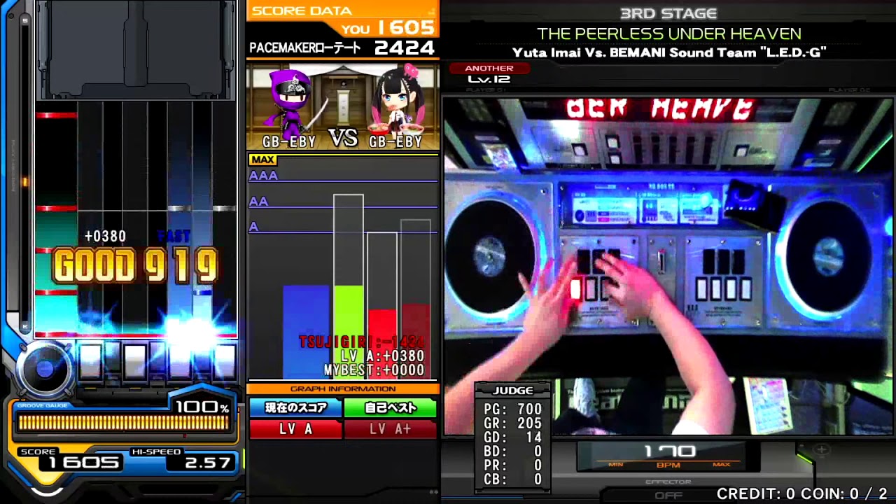 [Beatmania IIDX 28 BISTROVER] THE PEERLESS UNDER HEAVEN SPA FULL COMBO ...