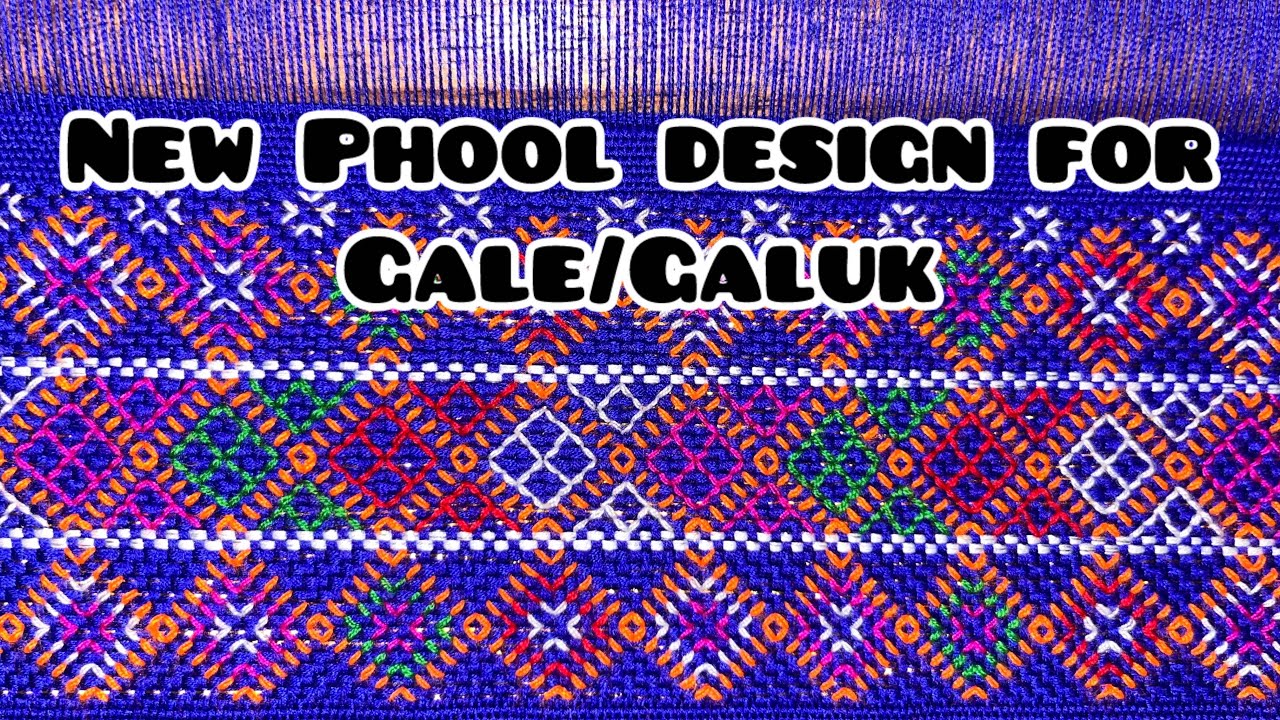Phool design for Galuk/Galuk|| New Galuk phool design - YouTube
