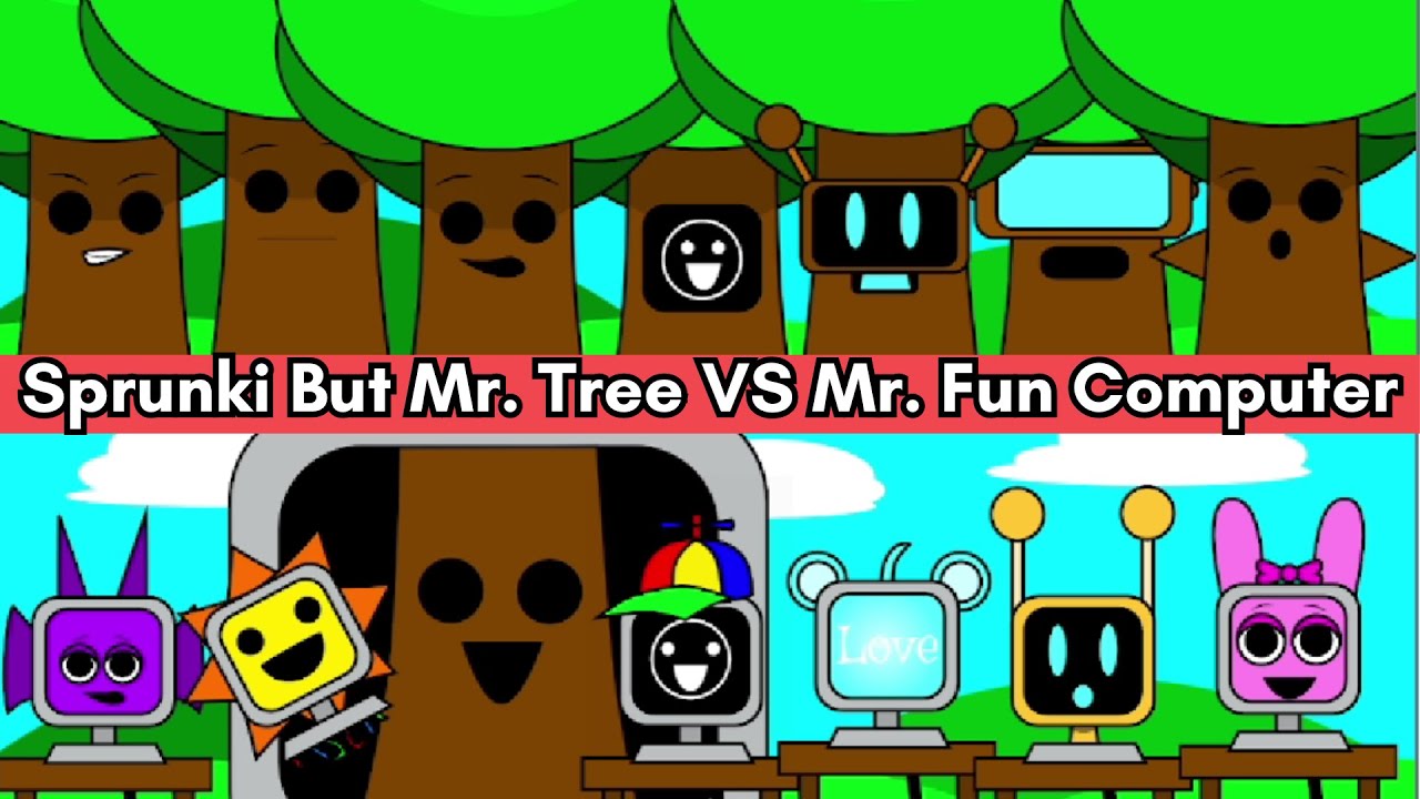 Incredibox Sprunki Mr.Tree VS Sprunki Mr.Fun Computers (ALL CHARACTERS ...