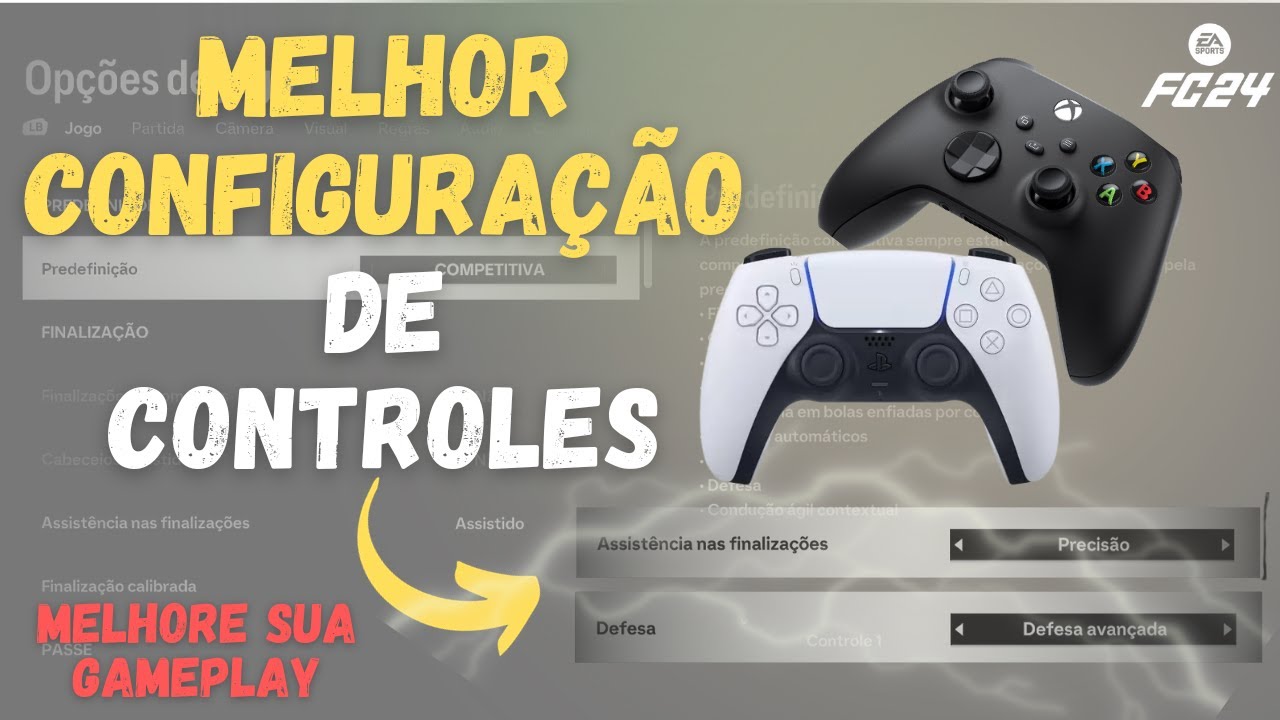 TUDO SOBRE A CONFIGURAÇÃO DE CONTROLES DO EA FC 24 | Saiba qual a ...