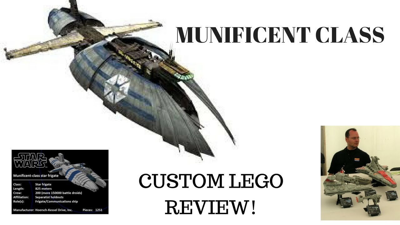 LEGO Munificent Class Custom Review MOC (Primus) - YouTube