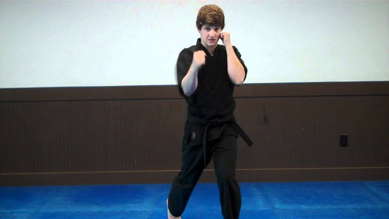 Combination, (Pulling Side Kick) Slide Jab Step Middle Punch.MP4 - YouTube