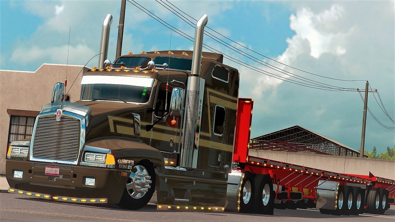 American Truck Simulator Kenworth T600 1.37 Palomilla!!! - YouTube