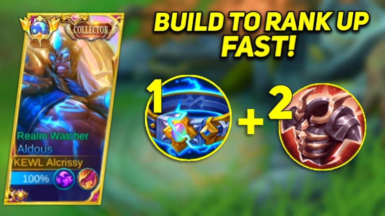0.5% OF ALL ALDOUS USER DIDN'T KNOW THIS SECRET 1ST BUILD TO RANK UP ...