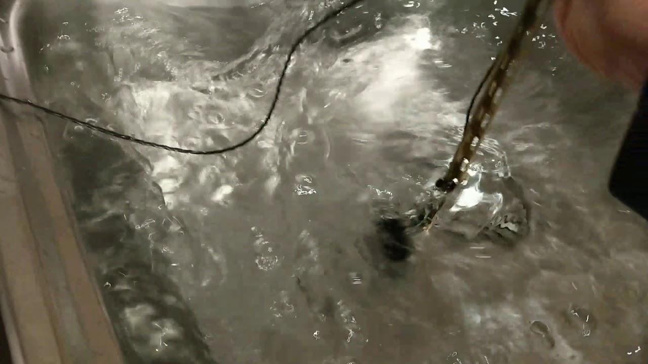 ROV thruster first test run - YouTube