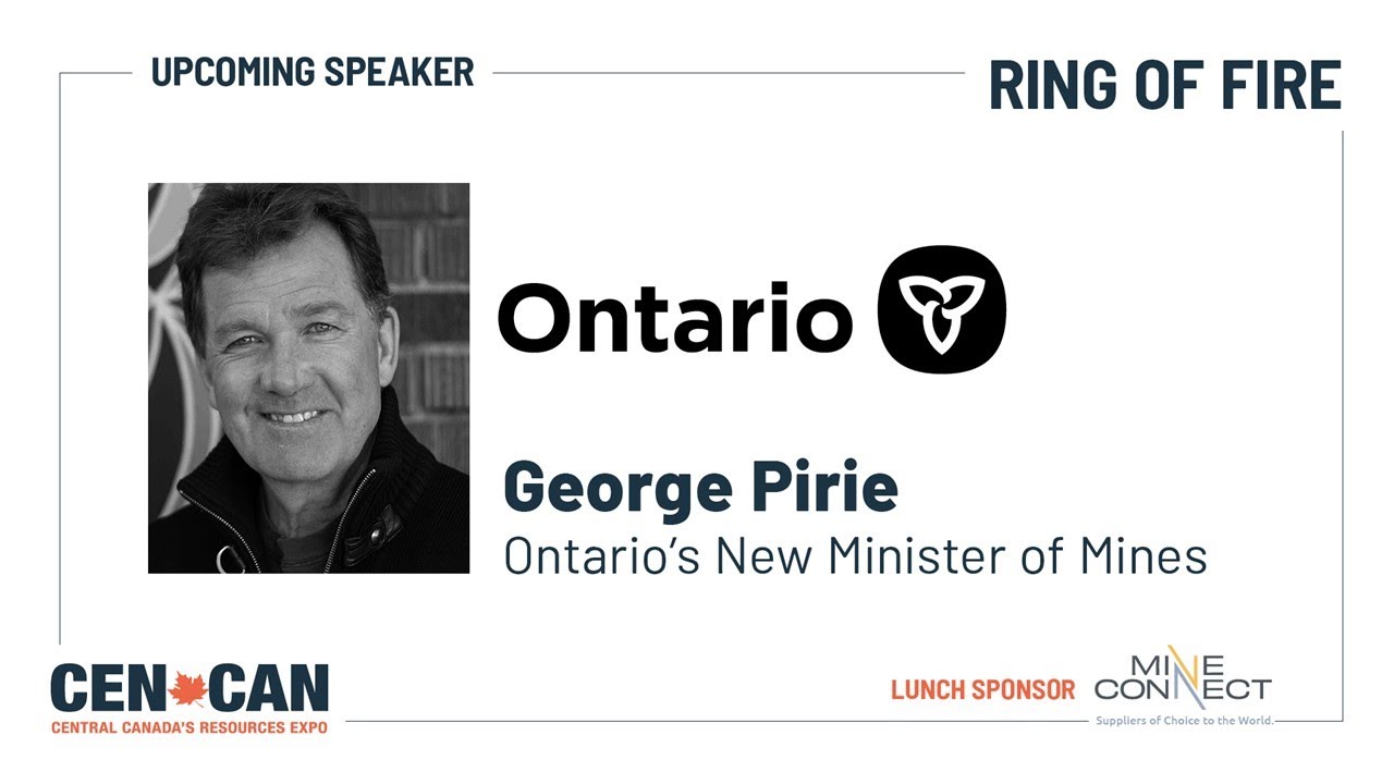 Minister George Pirie - Ontario’s Critical Minerals Strategy - YouTube