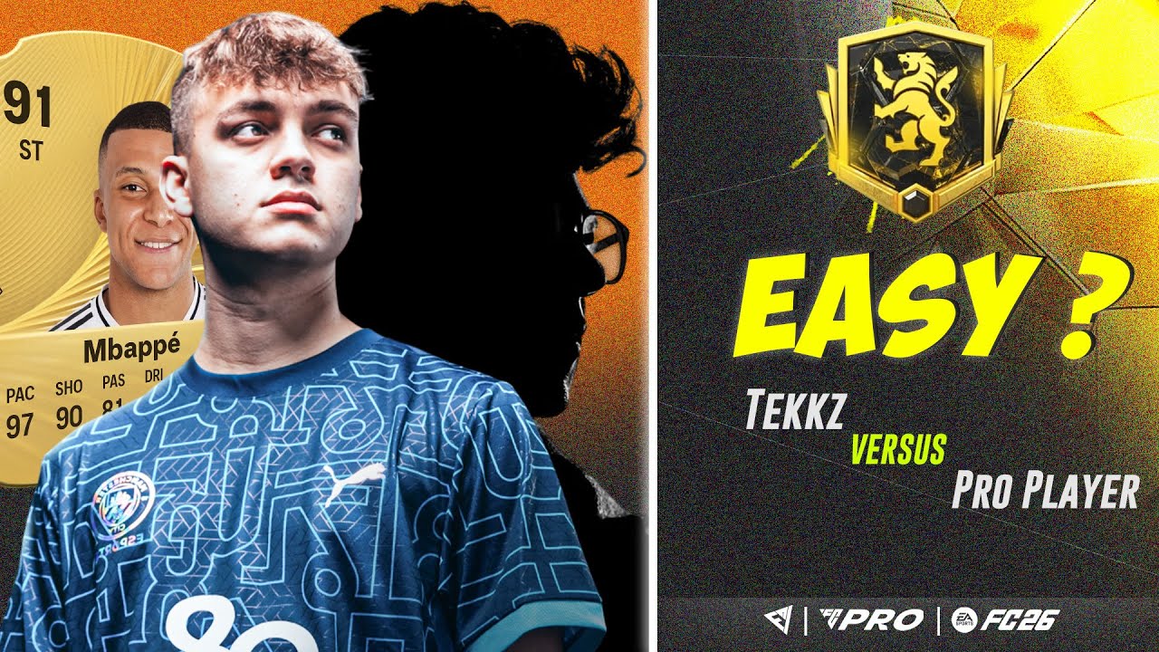 TEKKZ X PRO PLAYER IN FC26 (DIVISION RIVALS)-FC26 PRO HARD GAME - YouTube
