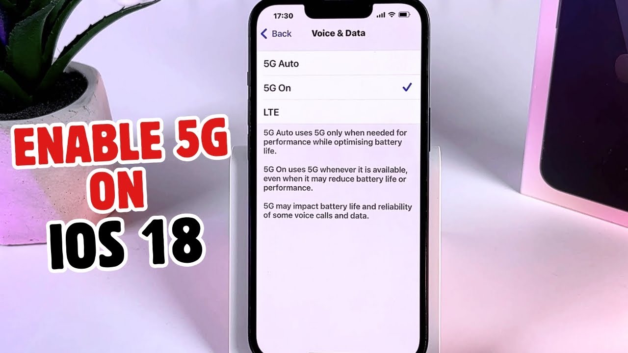 How to Enable and Troubleshoot 5G on iPhone iOS 18 - YouTube