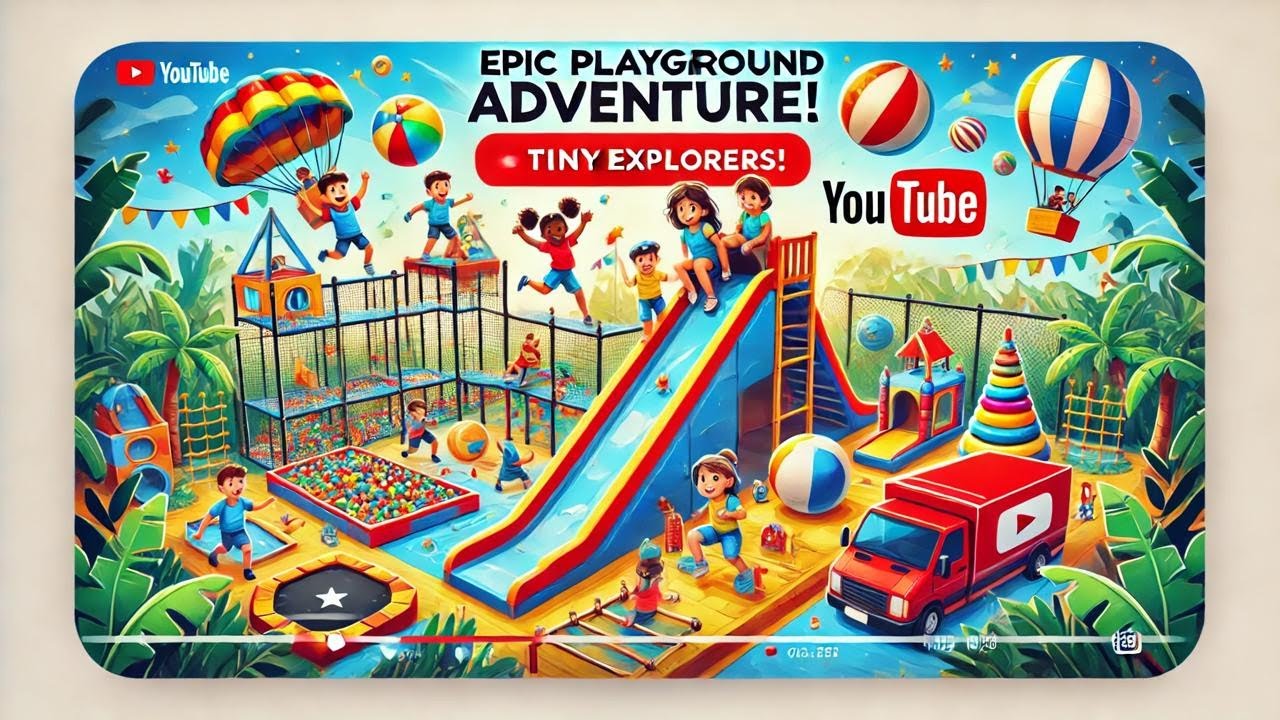 Epic Indoor Playground Adventure with Tiny Explorers! - YouTube