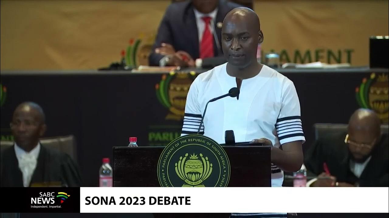ATM President Vuyolwethu Zungula #SONA2023 Debate - YouTube