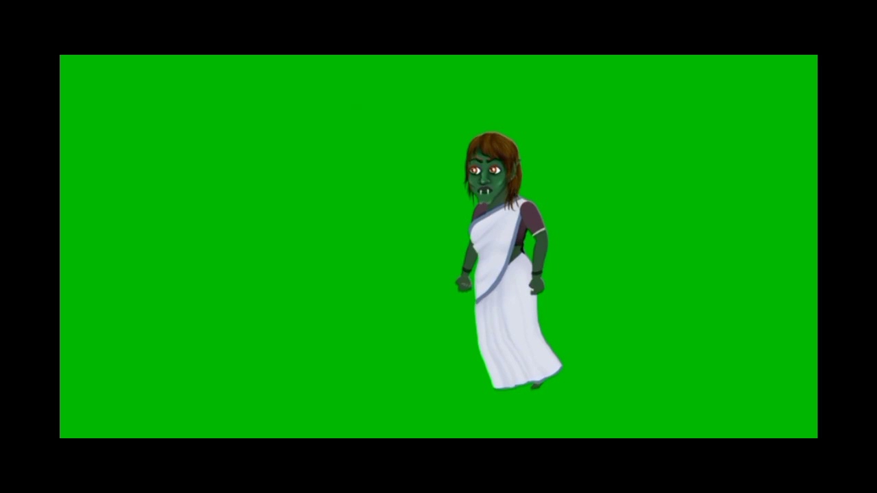 green screen churail | copyright free - YouTube